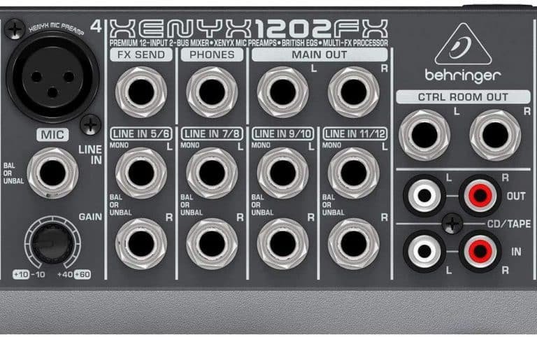 Behringer XENYX 1202FX Review (Versatile Budget Mixer With Preamps)